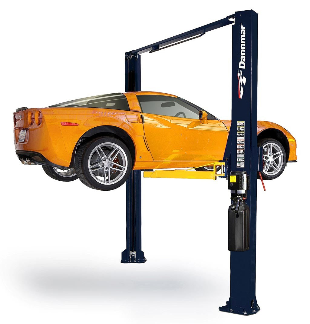 Height Adapter for Dannmar MaxJax 2-Post Lifts - 2" height - 1-3/8" Di